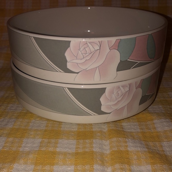 Mikasa | Dining | Mikasa Intaglio La Fleur Serving Bowl 2 Pc | Poshmark
